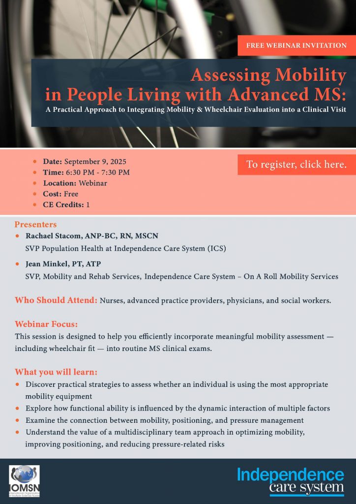 Assessing Mobility in People Living with Advanced MS: A Practical ...